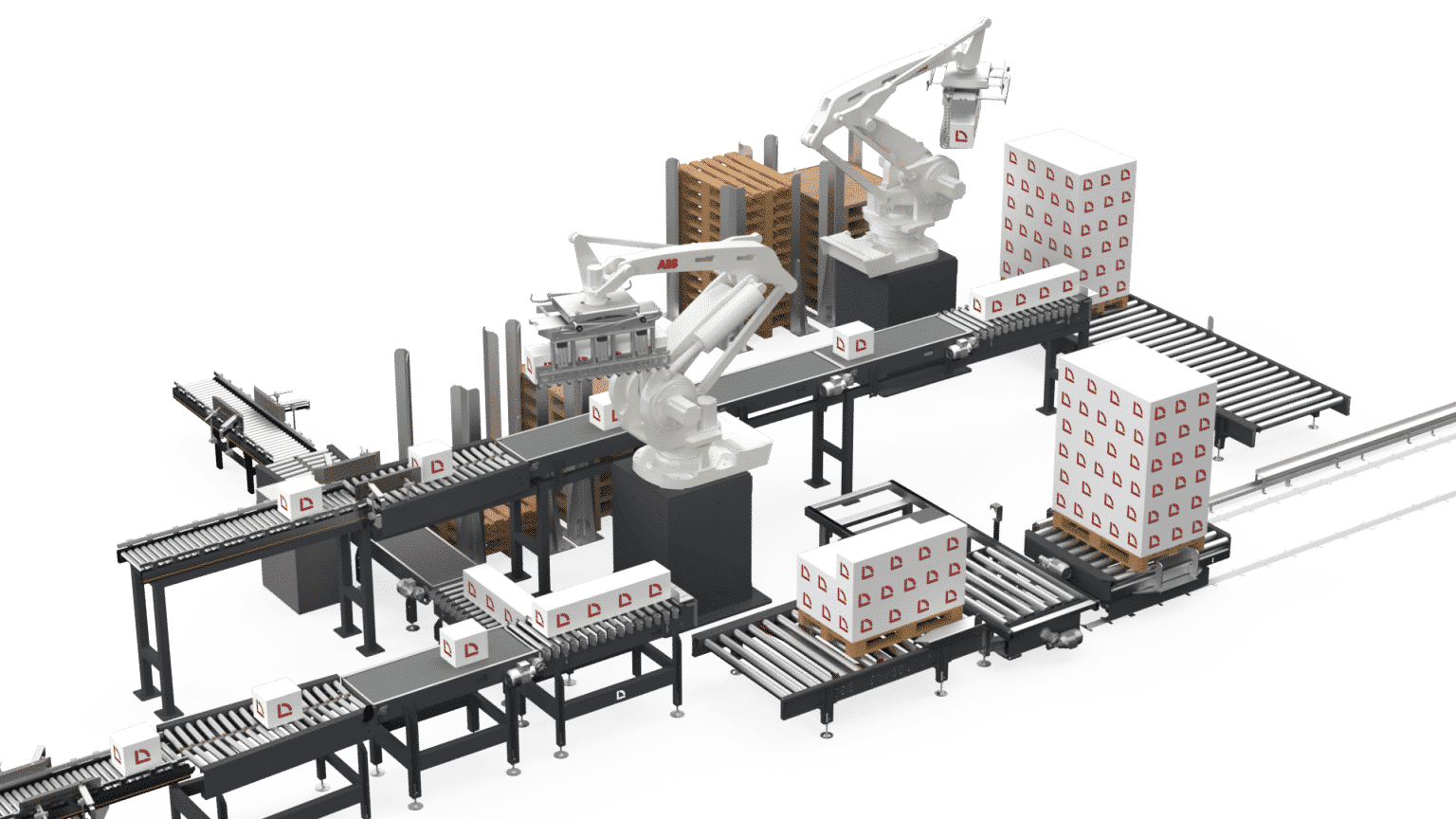 ︎ Sistemas de Paletización Automática - Brolla Factory